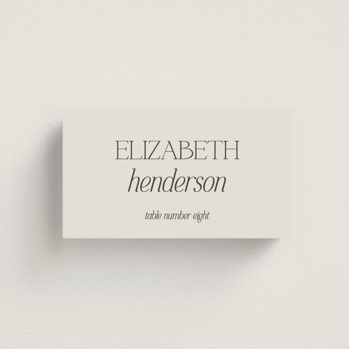 Modernique Place Cards by Ashlee Townsend | Minted