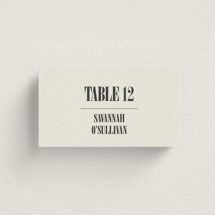 Flynn Place Cards by Kelly Ambrose | Minted