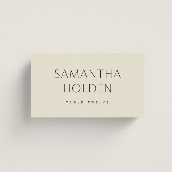 Glide Place Cards by Jennifer Postorino | Minted
