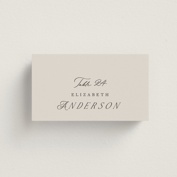 etched floral Place Cards by Phrosné | Minted