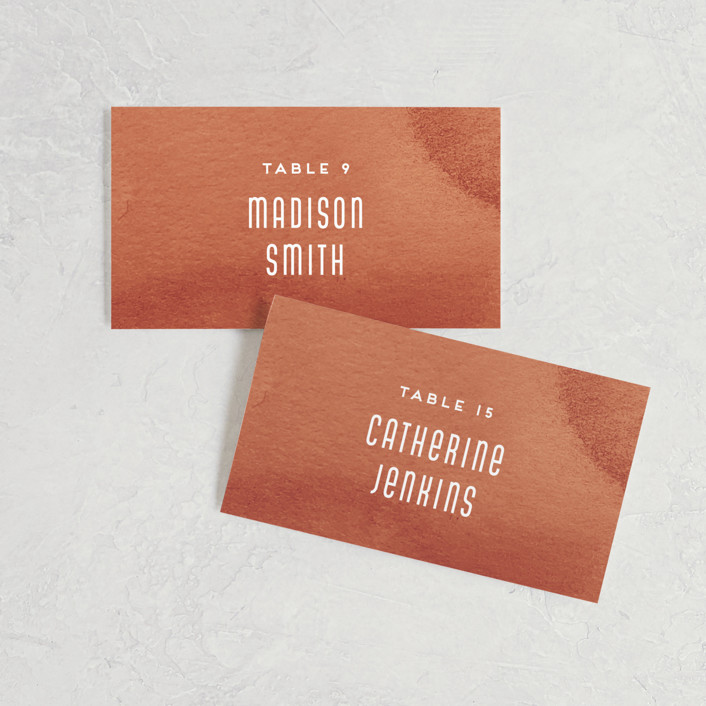 Double Rainbow Place Cards by Pink House Press | Minted