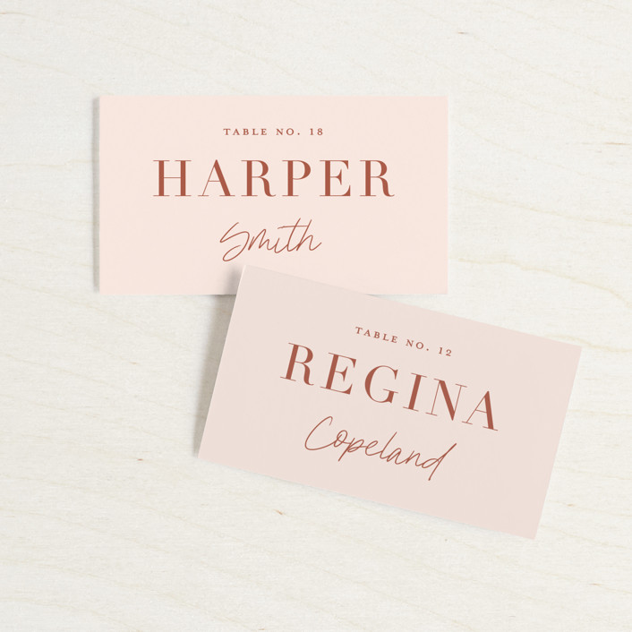 Classic refresh Place Cards by Stacey Meacham | Minted
