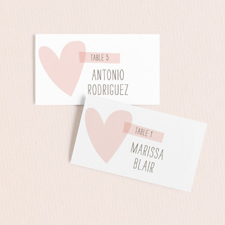 Simply Love Place Cards by Aspacia Kusulas | Minted
