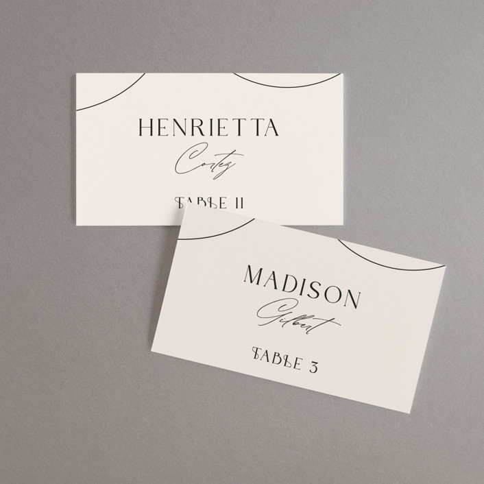 Engraved Place Cards by Claudia Orengo | Minted