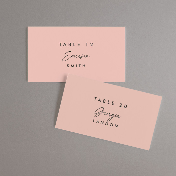The Ultimate After Party Place Cards by Becky Nimoy | Minted