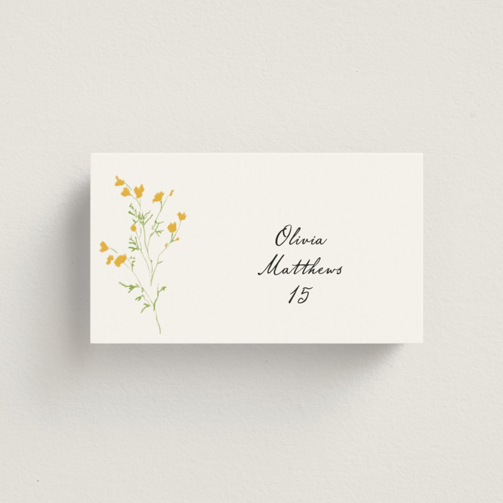 Garden Florals Place Cards by Baumbirdy | Minted