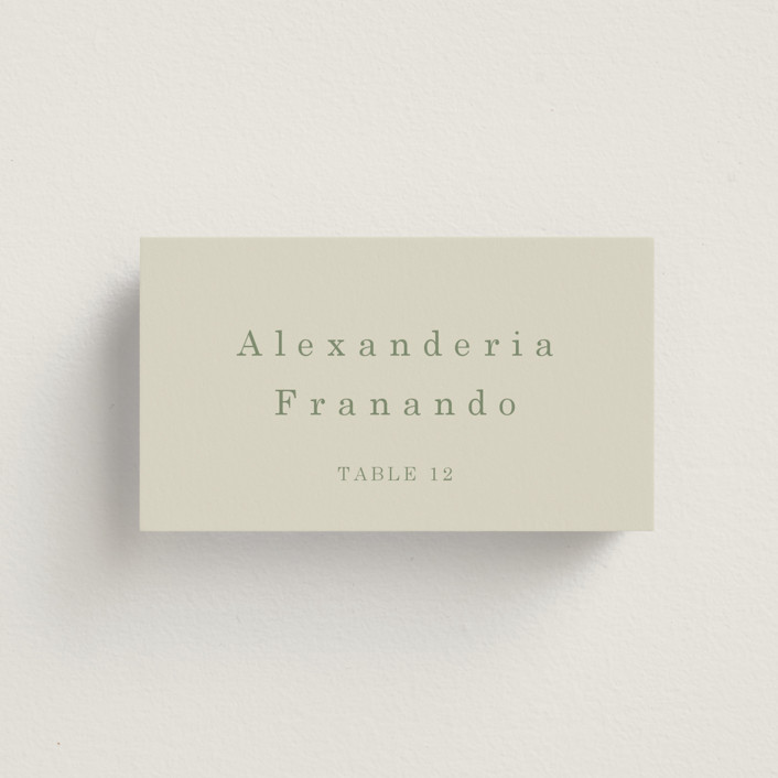 Framed Floral Place Cards by Baumbirdy | Minted