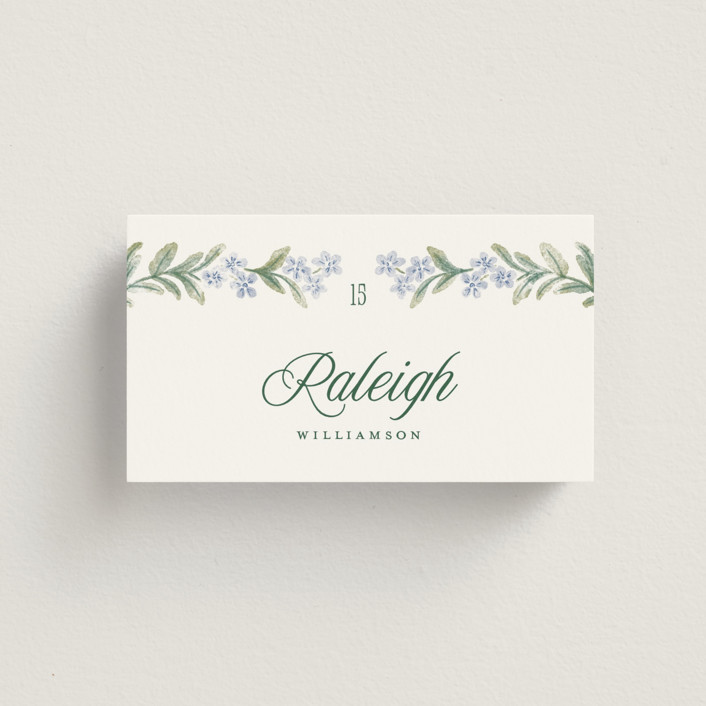 Vintage Sketched Place Cards by Jenna Holcomb | Minted
