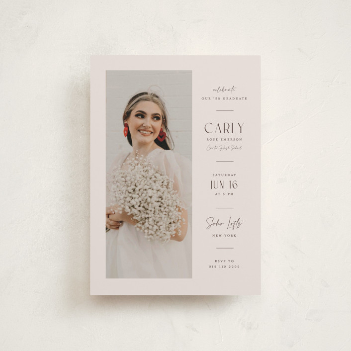 Let's Celebrate Petite Graduation Party Invitations by Orasie | Minted