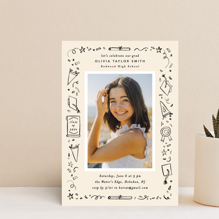 Iconic Petite Graduation Party Invitations by Creo Study | Minted
