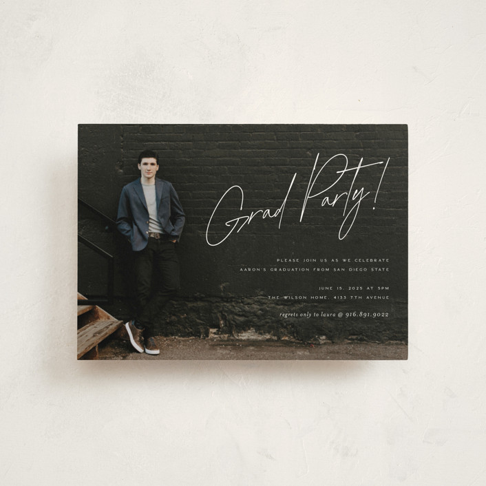 Written Petite Graduation Party Invitations by Christie Garcia | Minted