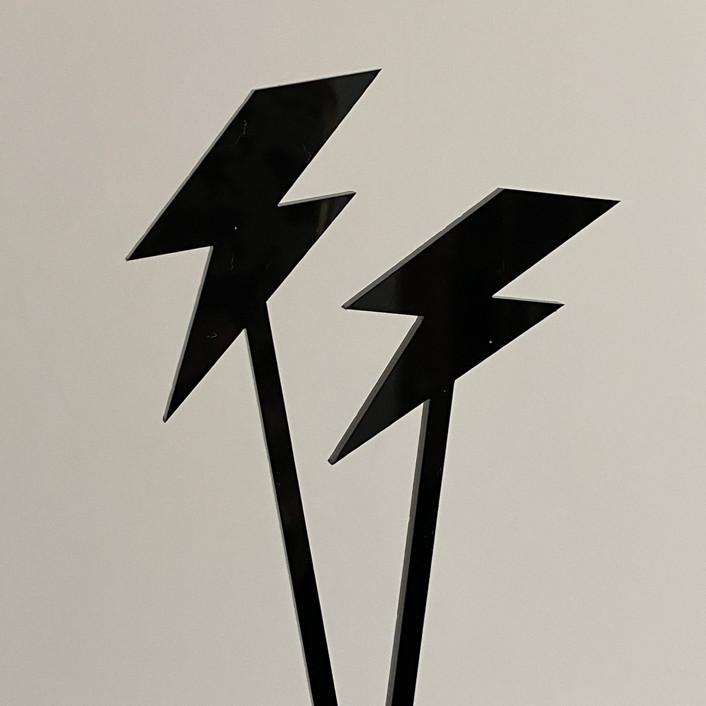 Lightning Bolt Stir Sticks Party Stir Sticks by Atomic Kraftworks | Minted