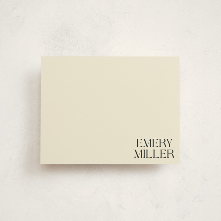 Corner Block Personalized Stationery by Robert and Stella | Minted