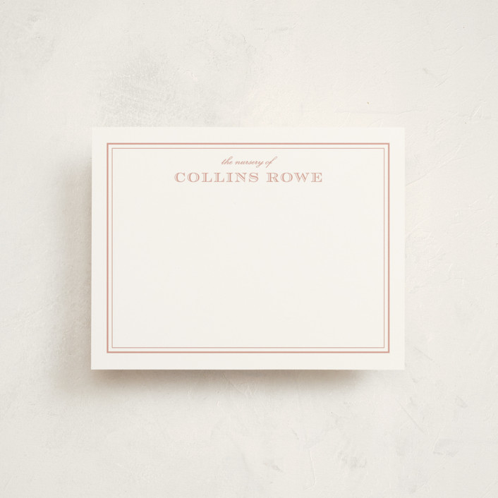 Engraved name Personalized Stationery by Stacey Meacham | Minted