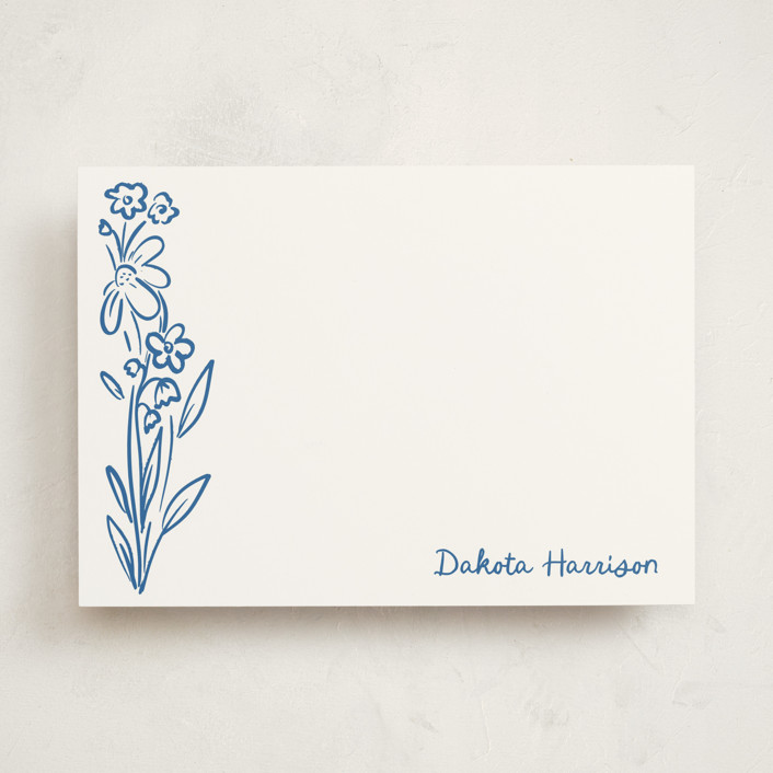 Wildflower Note 5x7 Personalized Stationery by Jenna Holcomb | Minted