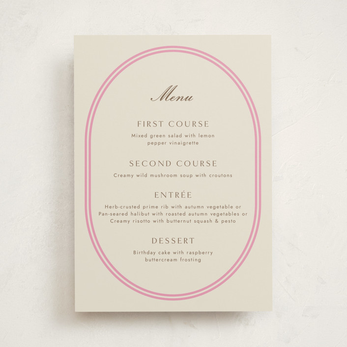Bocce Party Menus by Megan Davis | Minted