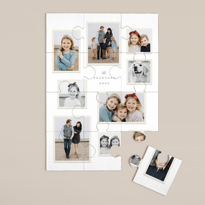 Modern Snapshots 12-Piece Custom Puzzle by Hooray Creative | Minted