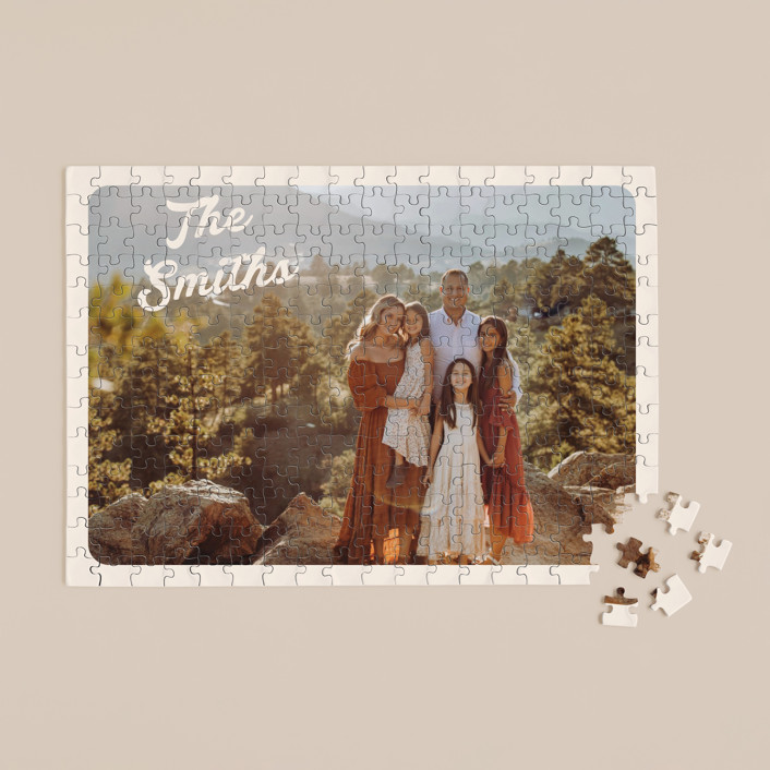 Vintage Postcard 252-Piece Custom Puzzle by Morgan Kendall | Minted