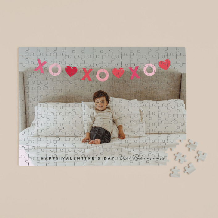 XO Garland 252-Piece Custom Puzzle by Maria Alou | Minted