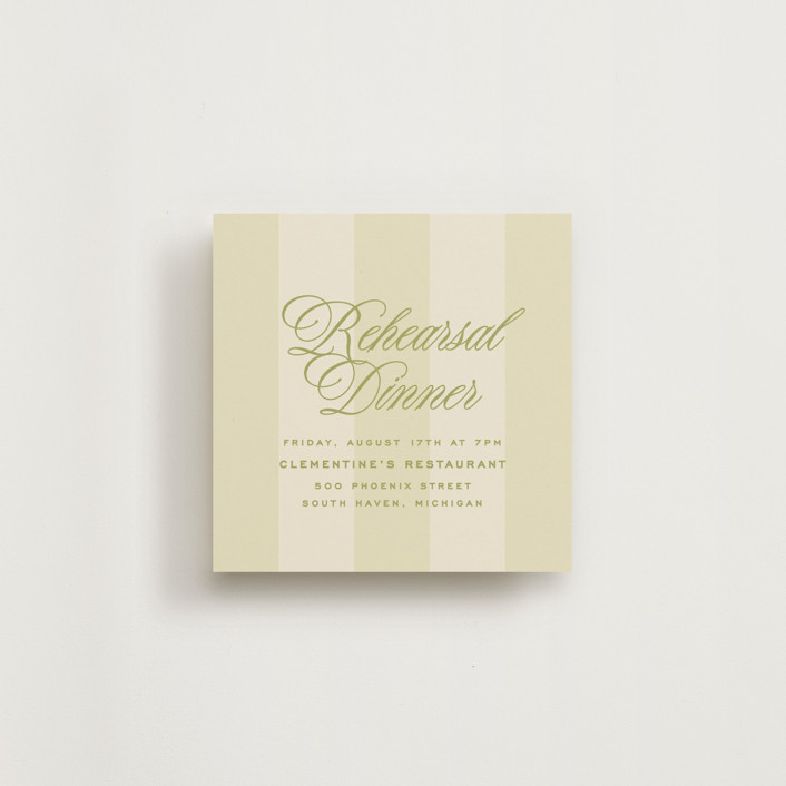 rory Rehearsal Dinner Cards by Ellen Schlegelmilch | Minted