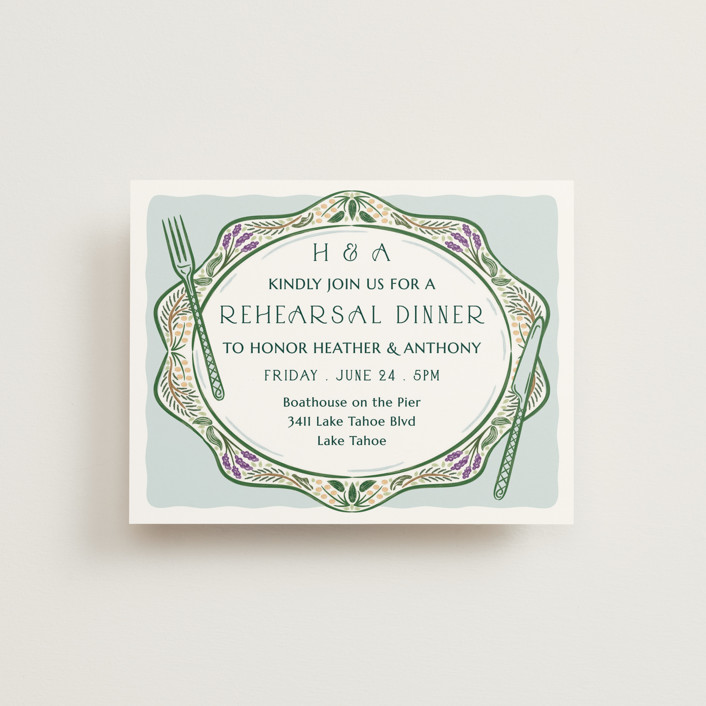 Sierra Rehearsal Dinner Cards by Paper Sun Studio | Minted