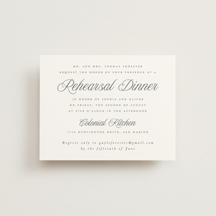 Beautiful Day Rehearsal Dinner Cards by Leah Bisch | Minted