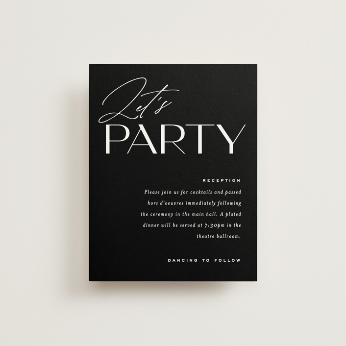 Union Stack Reception Cards by Jessica Corliss | Minted