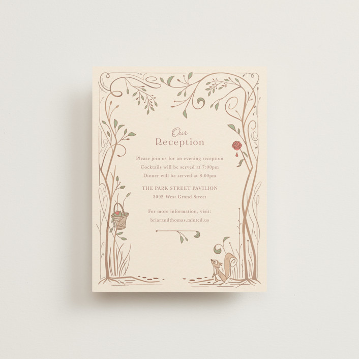 Disney Storybook Reception Cards by Morgan Ramberg | Minted