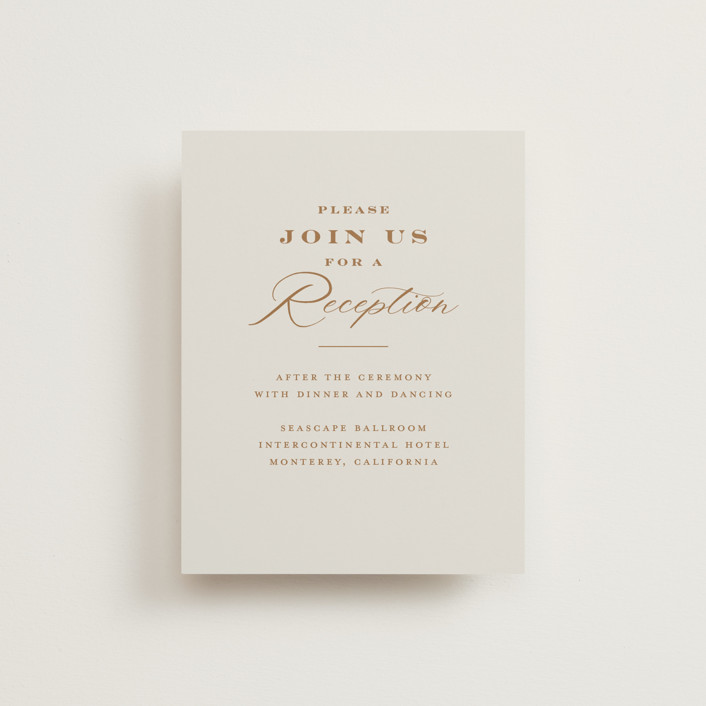 Date Stamp Reception Cards by Jill Means | Minted