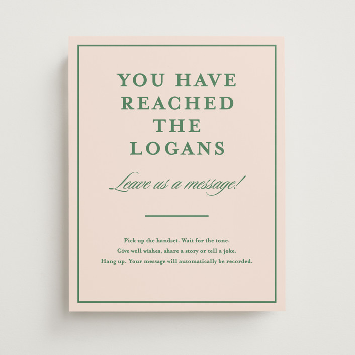 Scripted Reception Signs by Creo Study | Minted