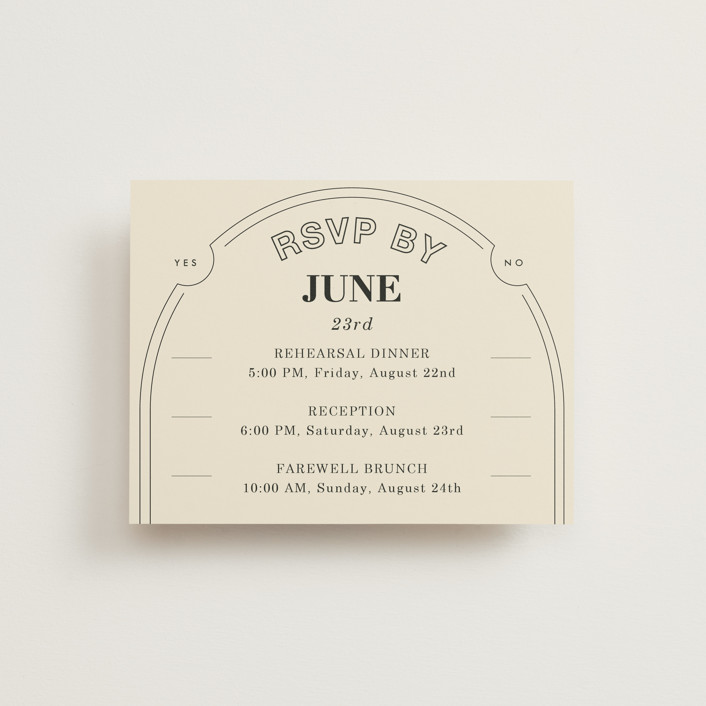 Sealed Multi-Event RSVP Cards by Baumbirdy | Minted