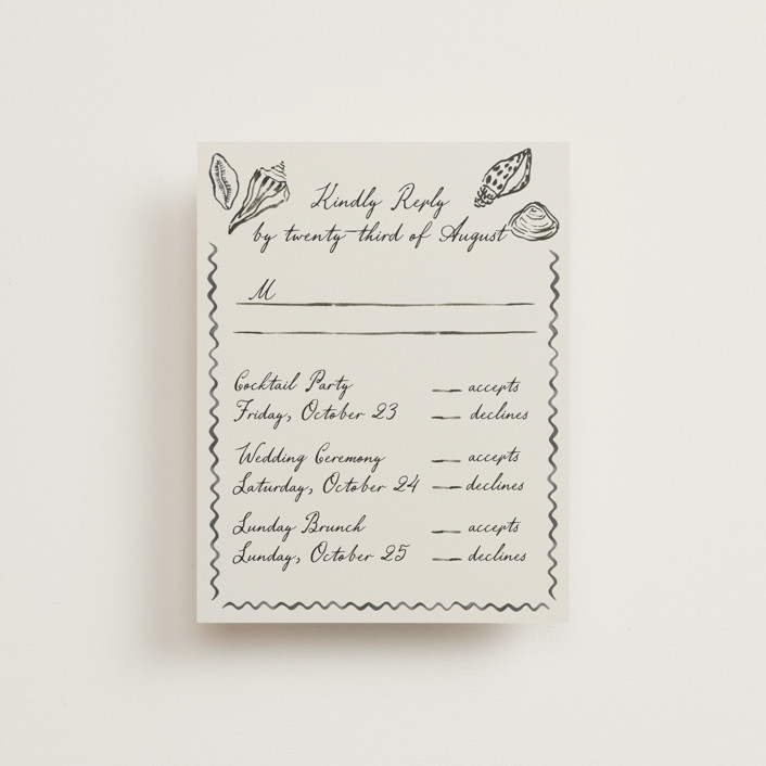 Puglia Multi-Event RSVP Cards by Pati Cascino | Minted