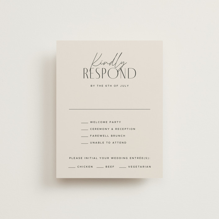 Arabilla Overlap Multi-Event RSVP Cards by Kelly Schmidt | Minted