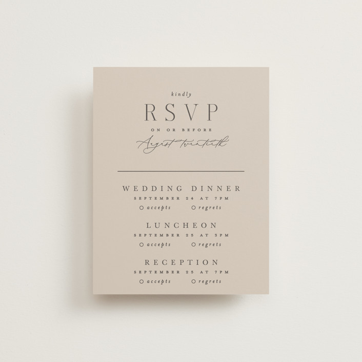City Center Multi-Event RSVP Cards by Erin L. Wilson | Minted