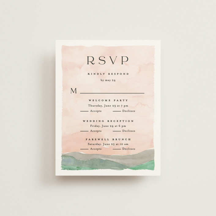 Countryside Multi-Event RSVP Cards by Pixel and Hank | Minted
