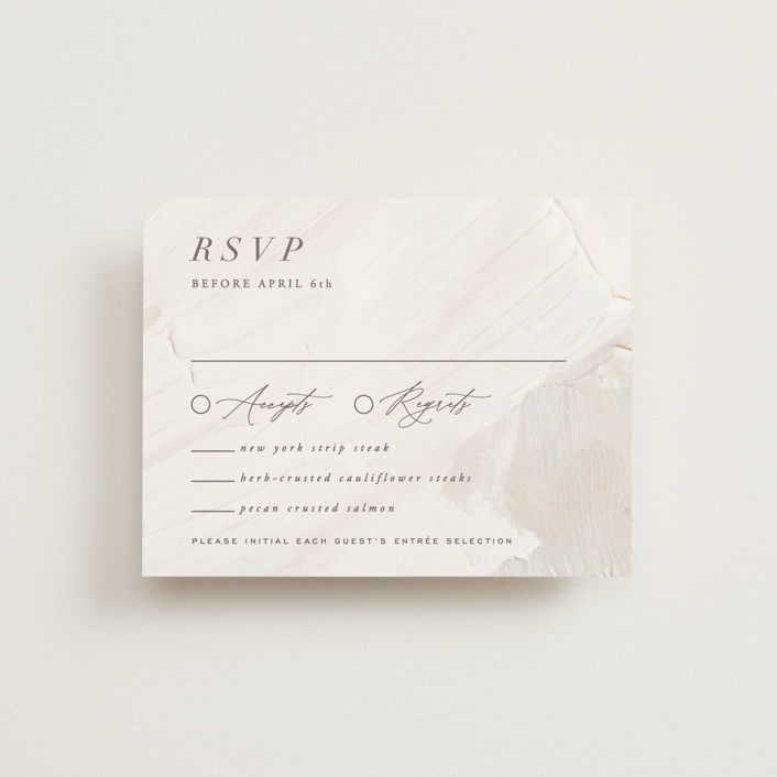 Neutrality RSVP Cards by Hooray Creative | Minted