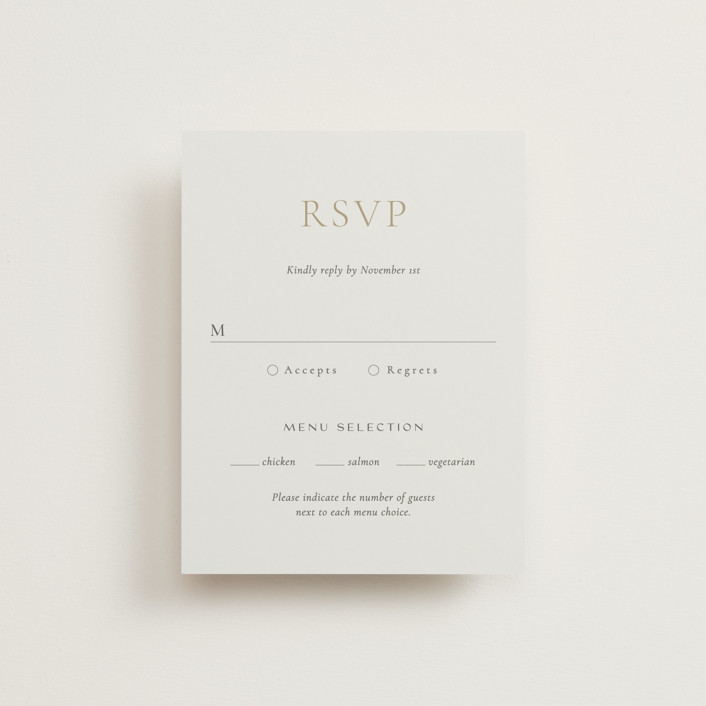 winter's edge RSVP Cards by Eric Clegg | Minted