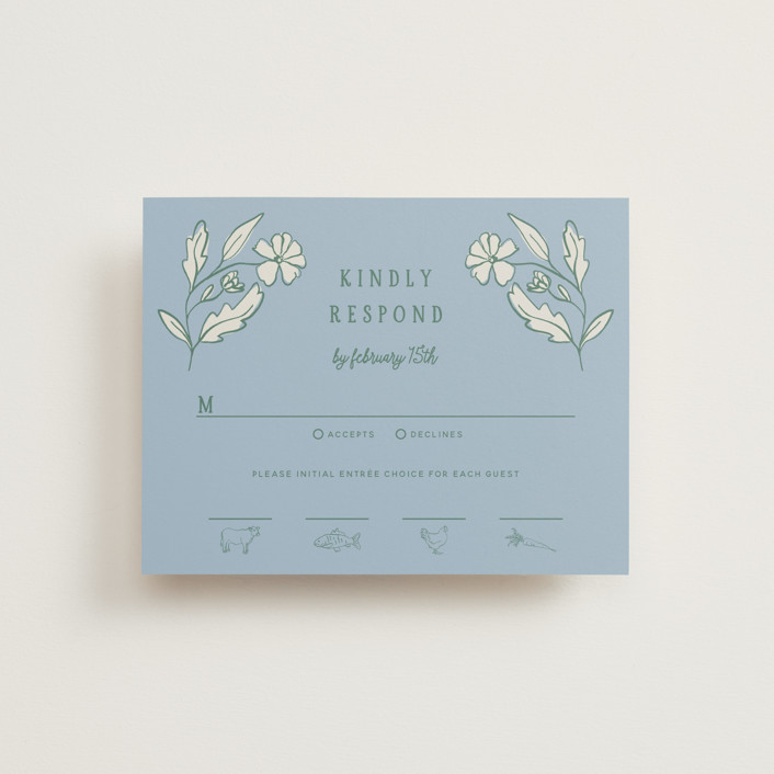 Botanical RSVP Cards by Kelly Watkins | Minted