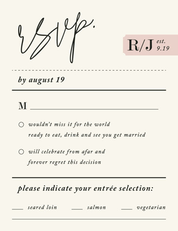A Storybook Wedding RSVP Cards by Katy Shen | Minted