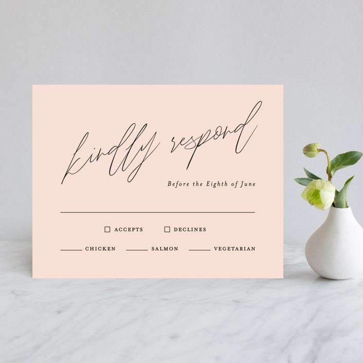 Bare RSVP Cards by Kelly Nasuta | Minted