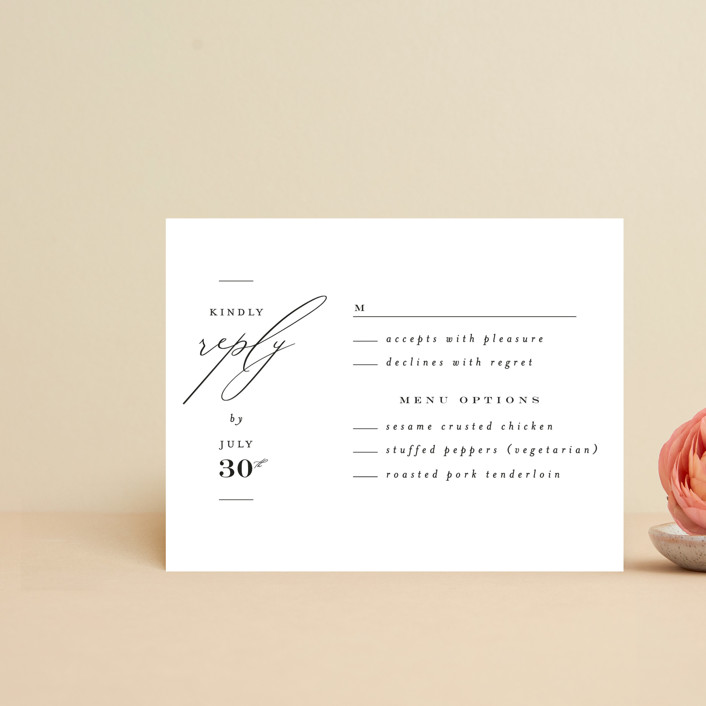 Us RSVP Cards by Leah Bisch | Minted