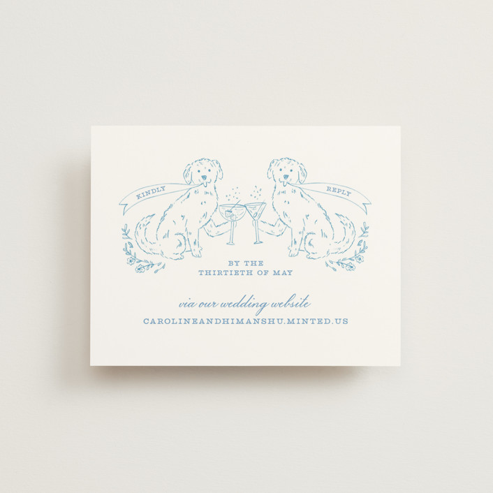 Royalty RSVP Online Enclosure Cards by Creo Study | Minted