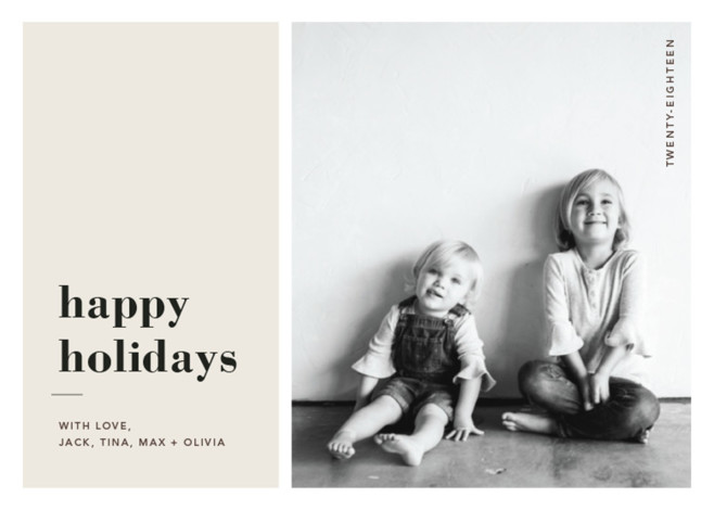 Happy Together Holiday Photo Cards by Mere Paper | Minted