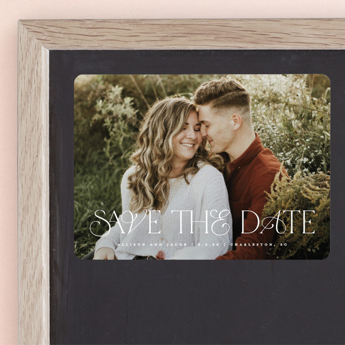 Mixed Save The Date Magnets by Lauren Chism | Minted