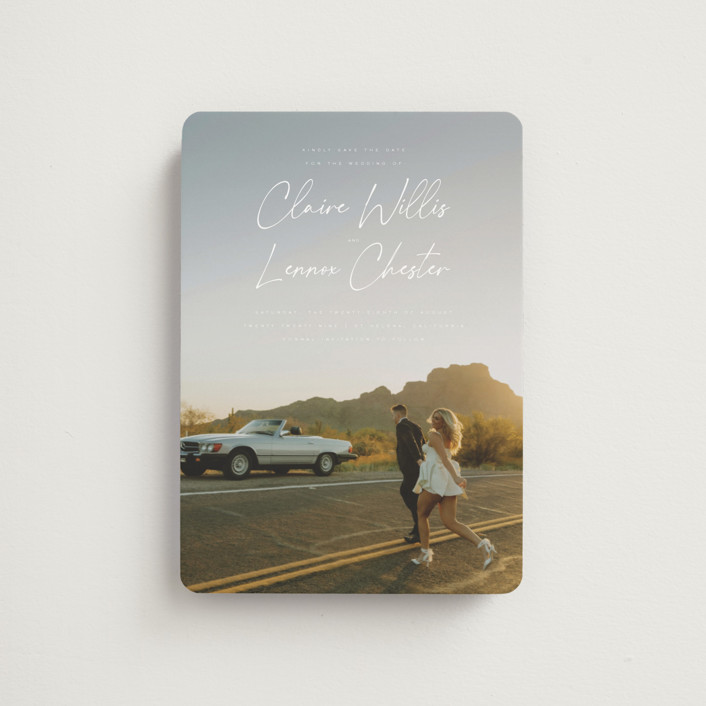 Full Photo Save The Date Magnets by Orasie | Minted
