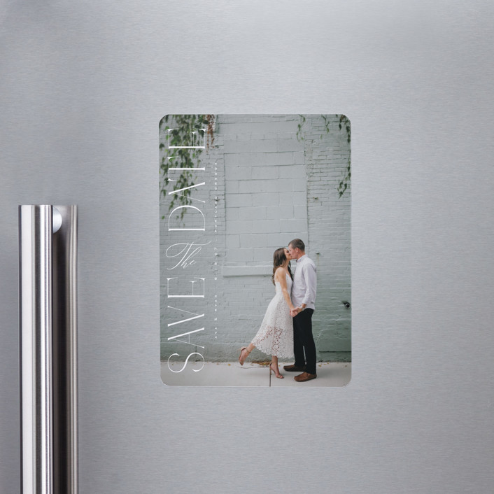 Aside Save The Date Magnets by Kristie Kern | Minted