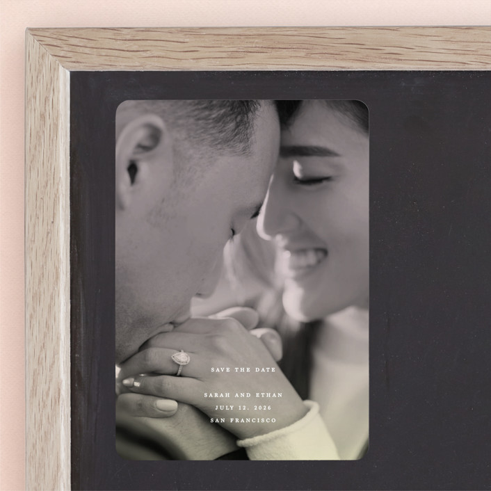 hued Save The Date Magnets by Sumak Studio | Minted