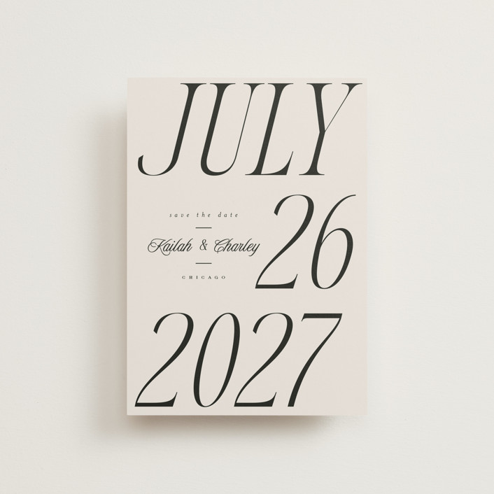 Grand Save The Date Postcards by Melanie Kosuge | Minted