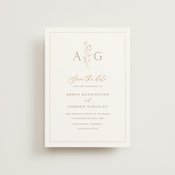 kouignette Save The Date Postcards by chocomocacino | Minted