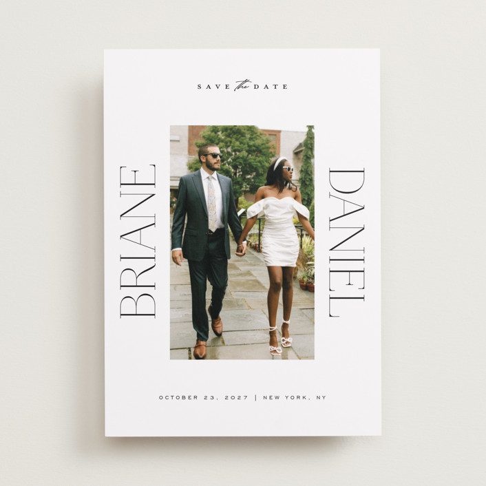 Spruce Save The Date Cards by Ashlee Townsend | Minted